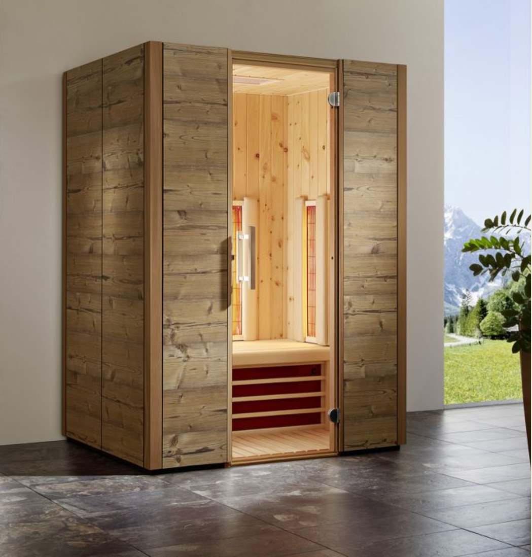 Infrarot Wärmekabine Triosol Alpina Zirbe - RR Variationen GmbH